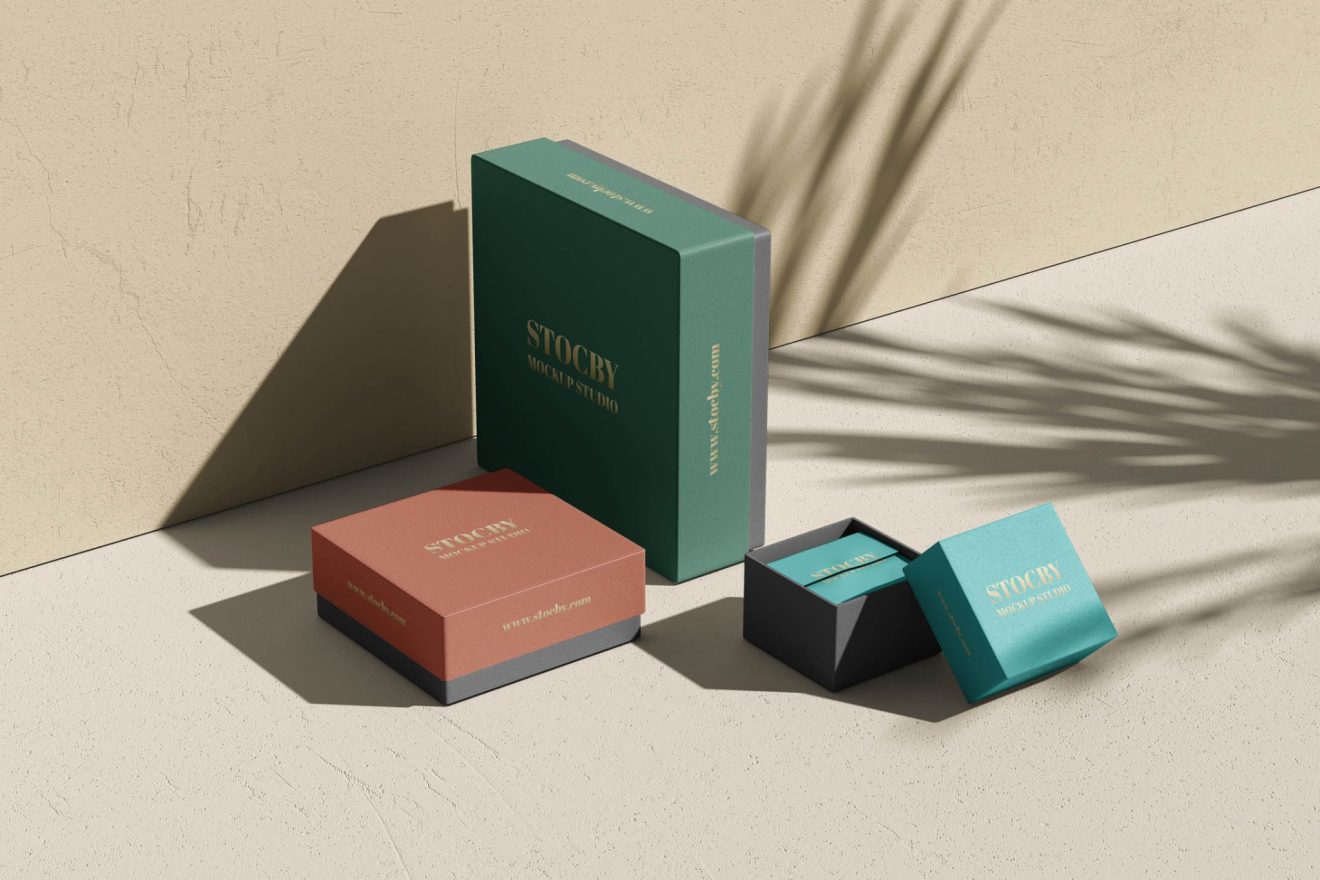 Boxes Mockup Pack - Mockup Line - Premium Mockup Templates