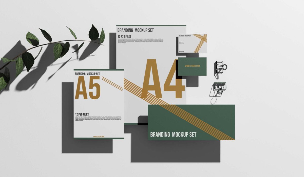 Branding Mockup Set - Mockup Line - Premium Mockup Templates