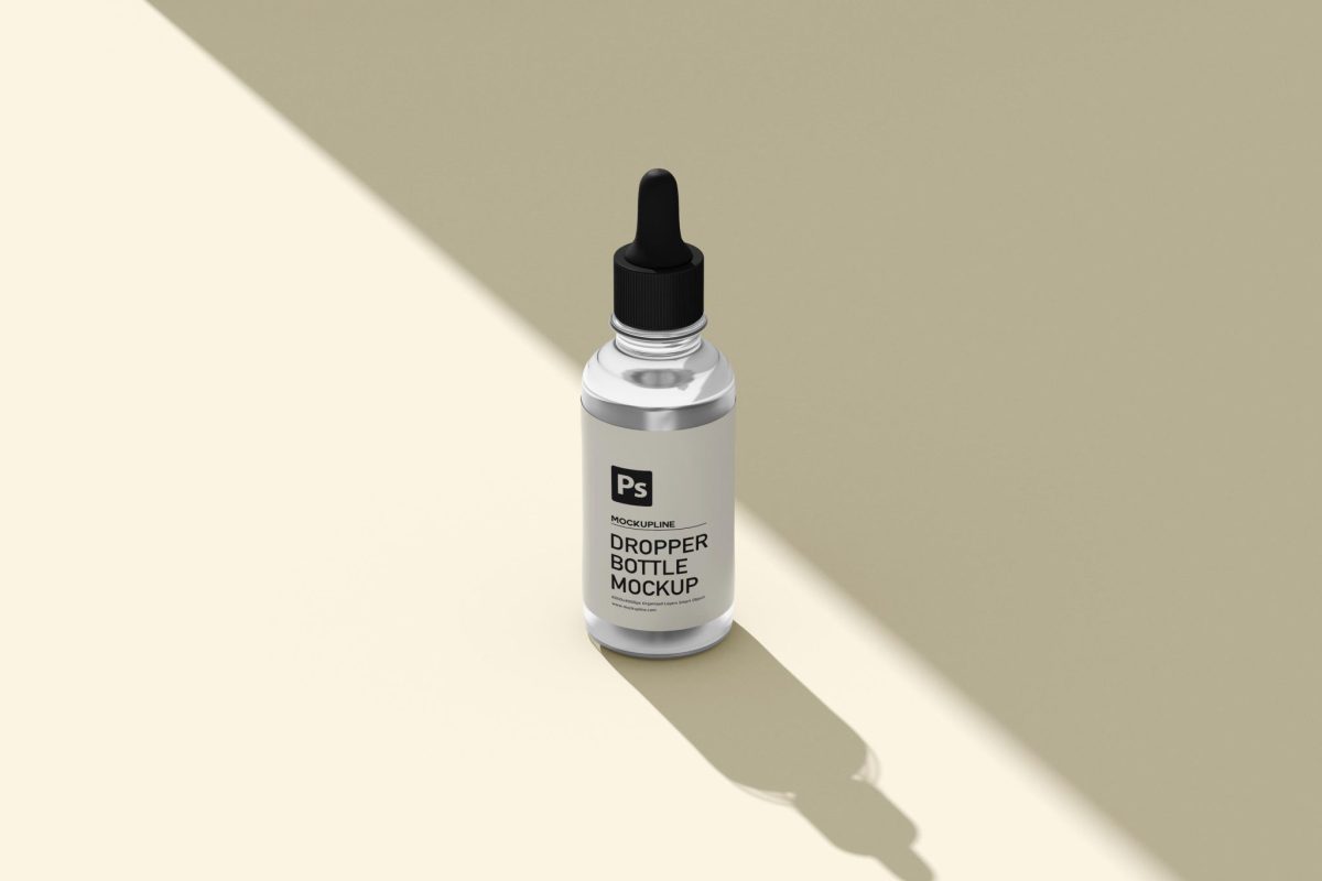 Dropper Bottle Packaging Mockup