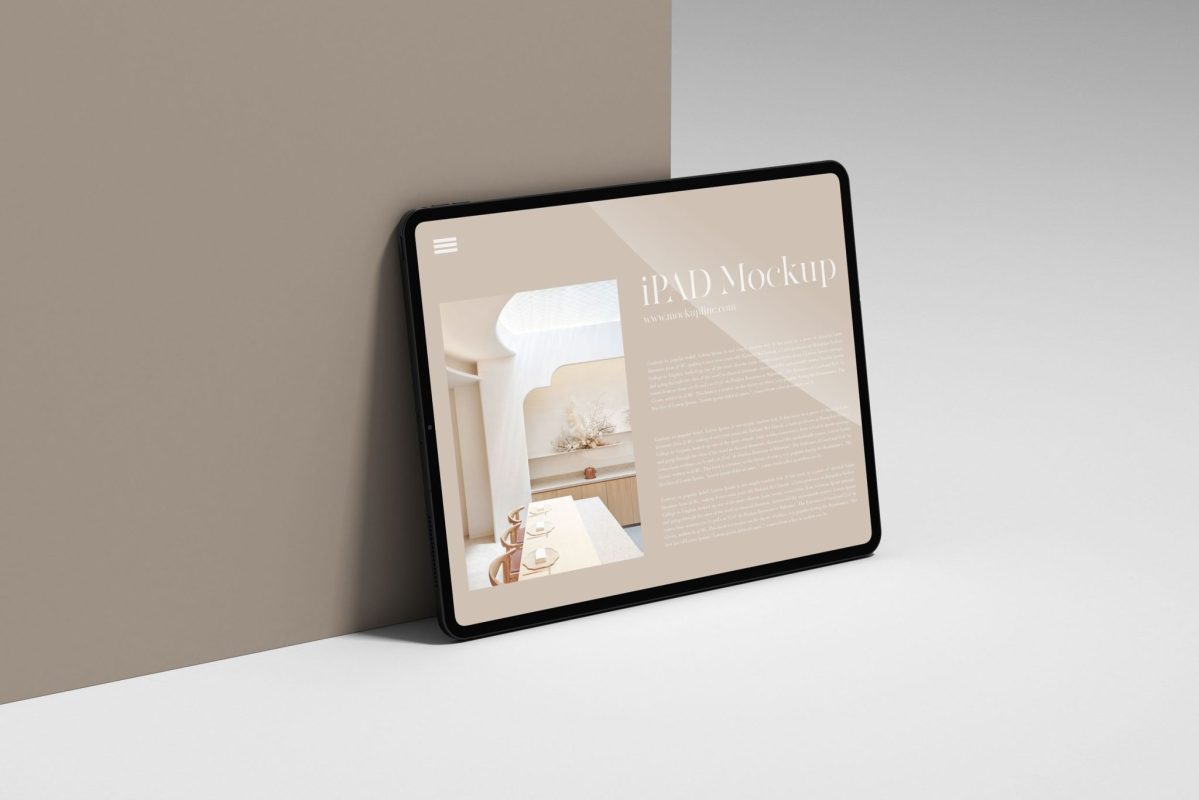 iPad Mockup - Mockup Line - Premium Mockup Templates