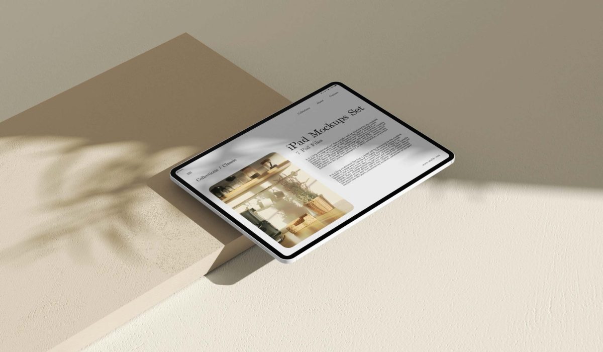 iPad Mockup Set - Mockup Line - Premium Mockup Templates