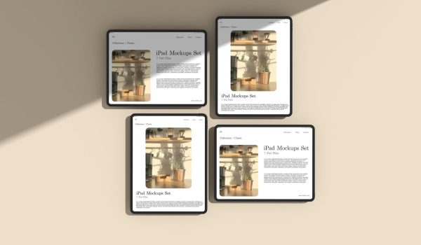 iPhone & iPad Mockup Set - Mockup Line - Premium Mockup Templates