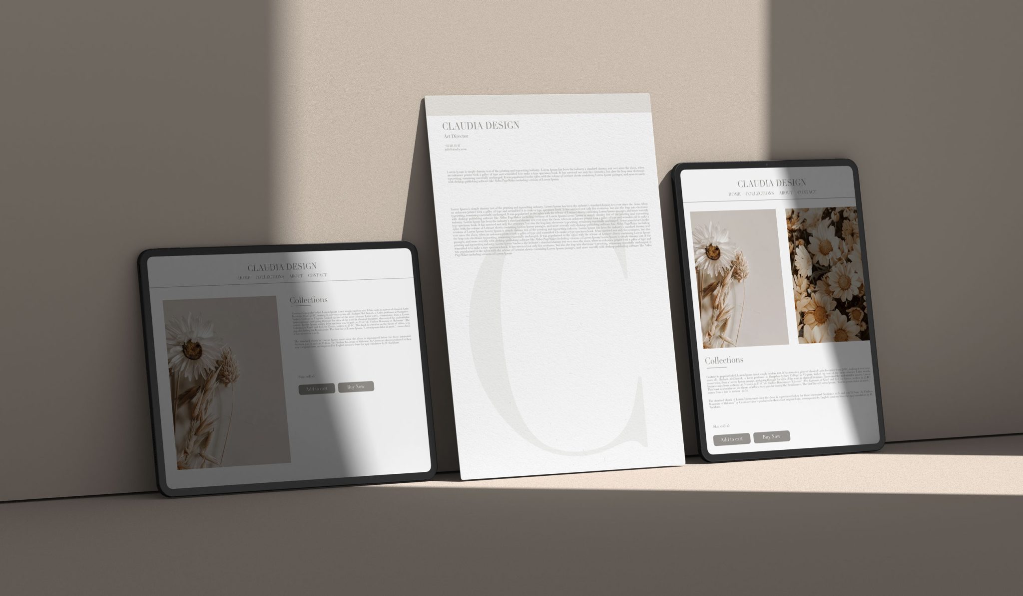 Minimal Branding Mockup Set - Mockup Line - Premium Mockup Templates