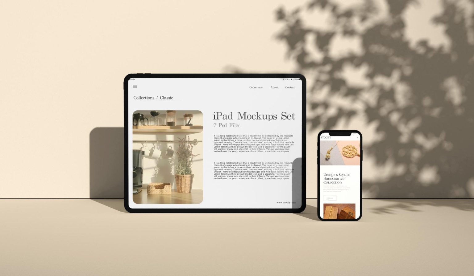 iPhone & iPad Mockup Set - Mockup Line - Premium Mockup Templates