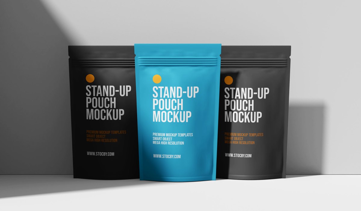 Pouch Mockup Set - Mockup Line - Premium Mockup Templates