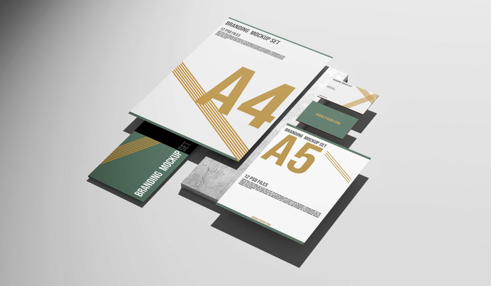 Branding Mockup Set - Mockup Line - Premium Mockup Templates