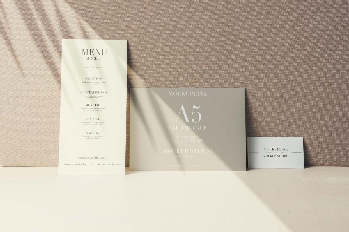 Minimal Branding Mockup Set - Mockup Line - Premium Mockup Templates