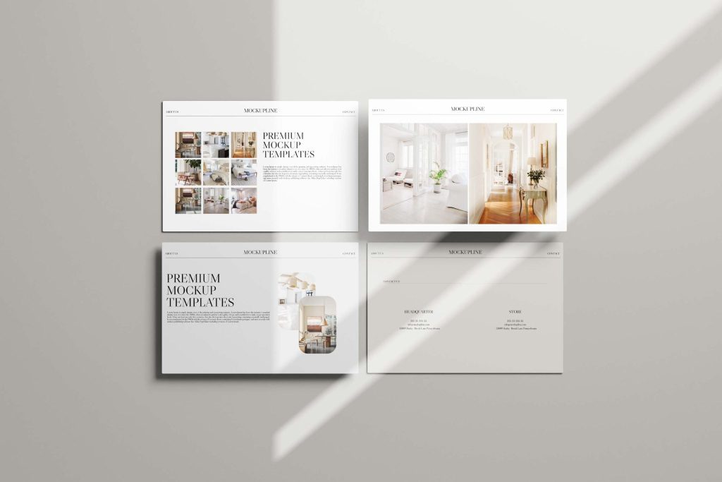 Website Mockup Set - Mockup Line - Premium Mockup Templates