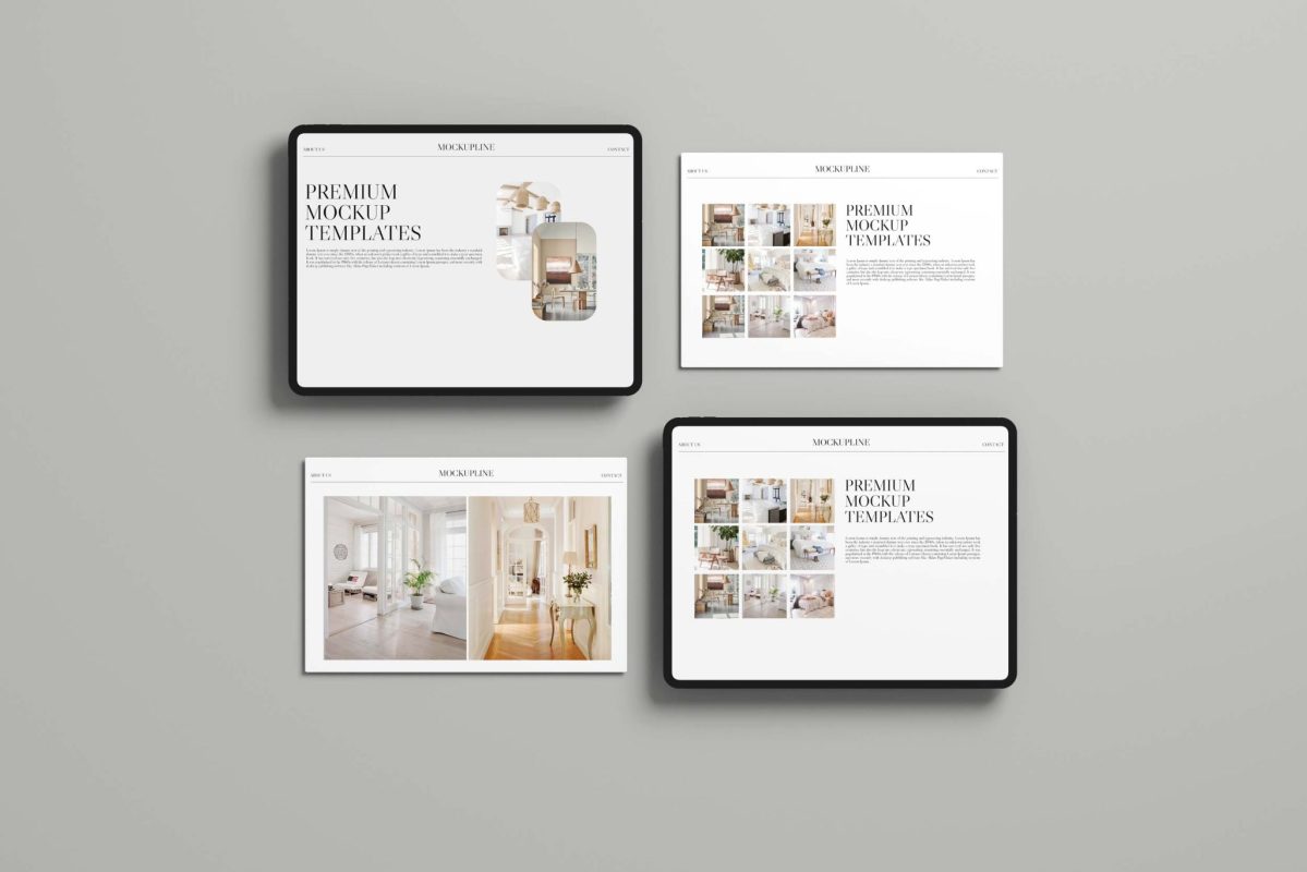 iPad Mockup - Mockup Line - Premium Mockup Templates