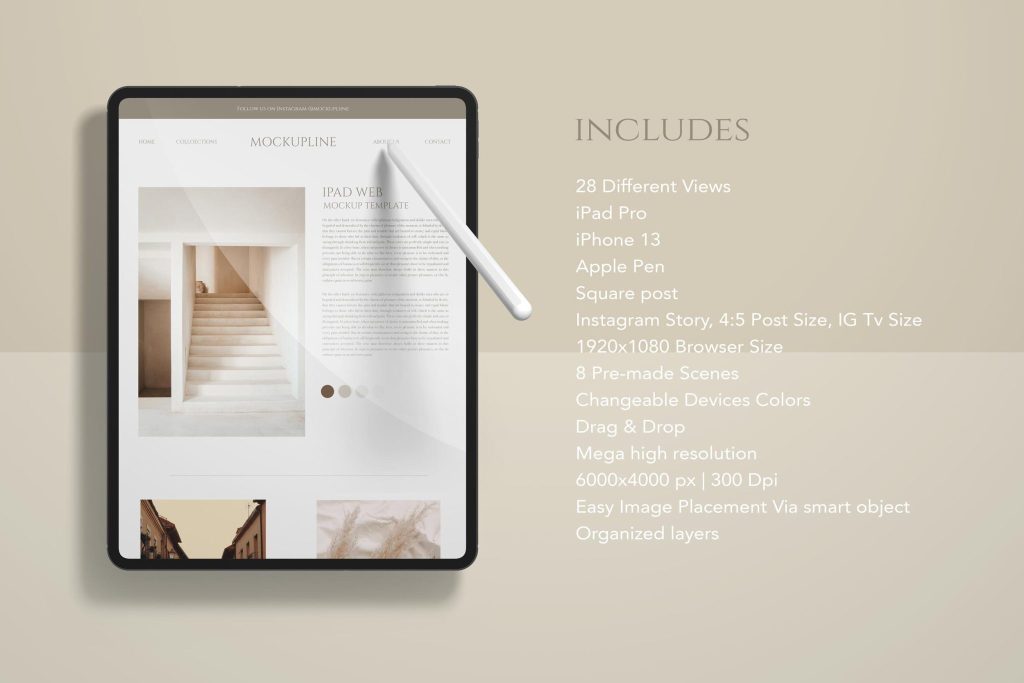Minimal Scene Creator Mockup - Mockup Line - Premium Mockup Templates