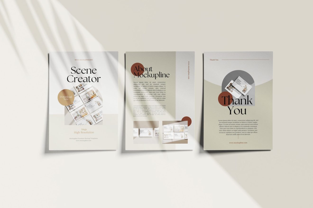 Mockup Scene Creator Bundle - Mockup Line - Premium Mockup Templates