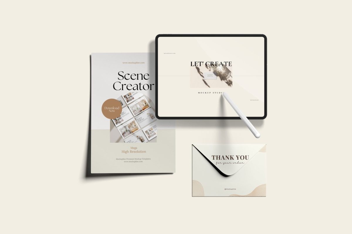 Mockup Scene Creator Bundle - Mockup Line - Premium Mockup Templates