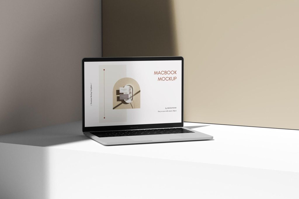 MacBook Pro Mockup Scene 02 - Mockup Line