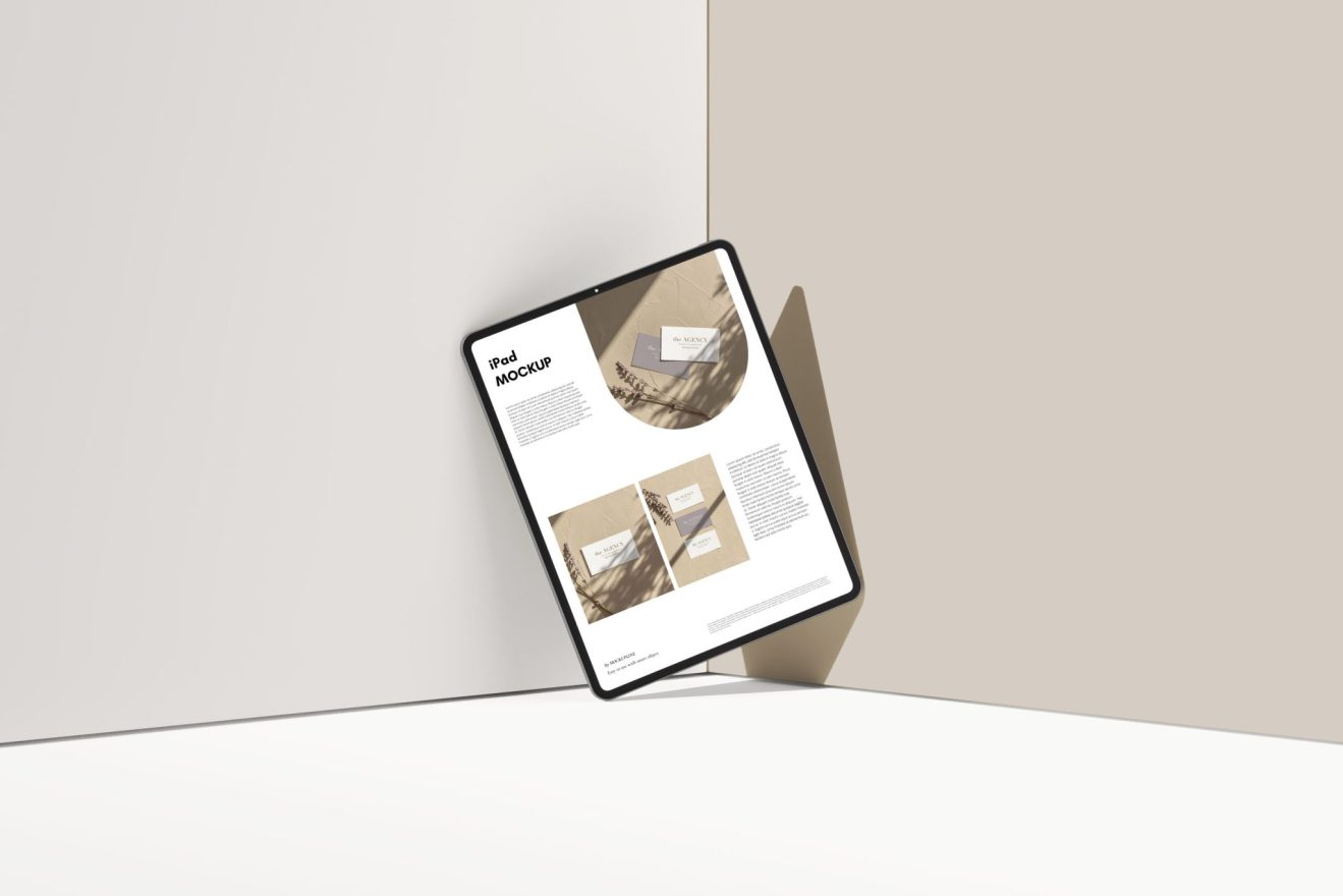 Minimal iPad Mockup Set - Mockup Line - Premium Mockup Templates
