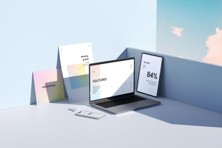 Sky Full Branding Mockup Bundle - Mockup Line - Premium Mockup Templates