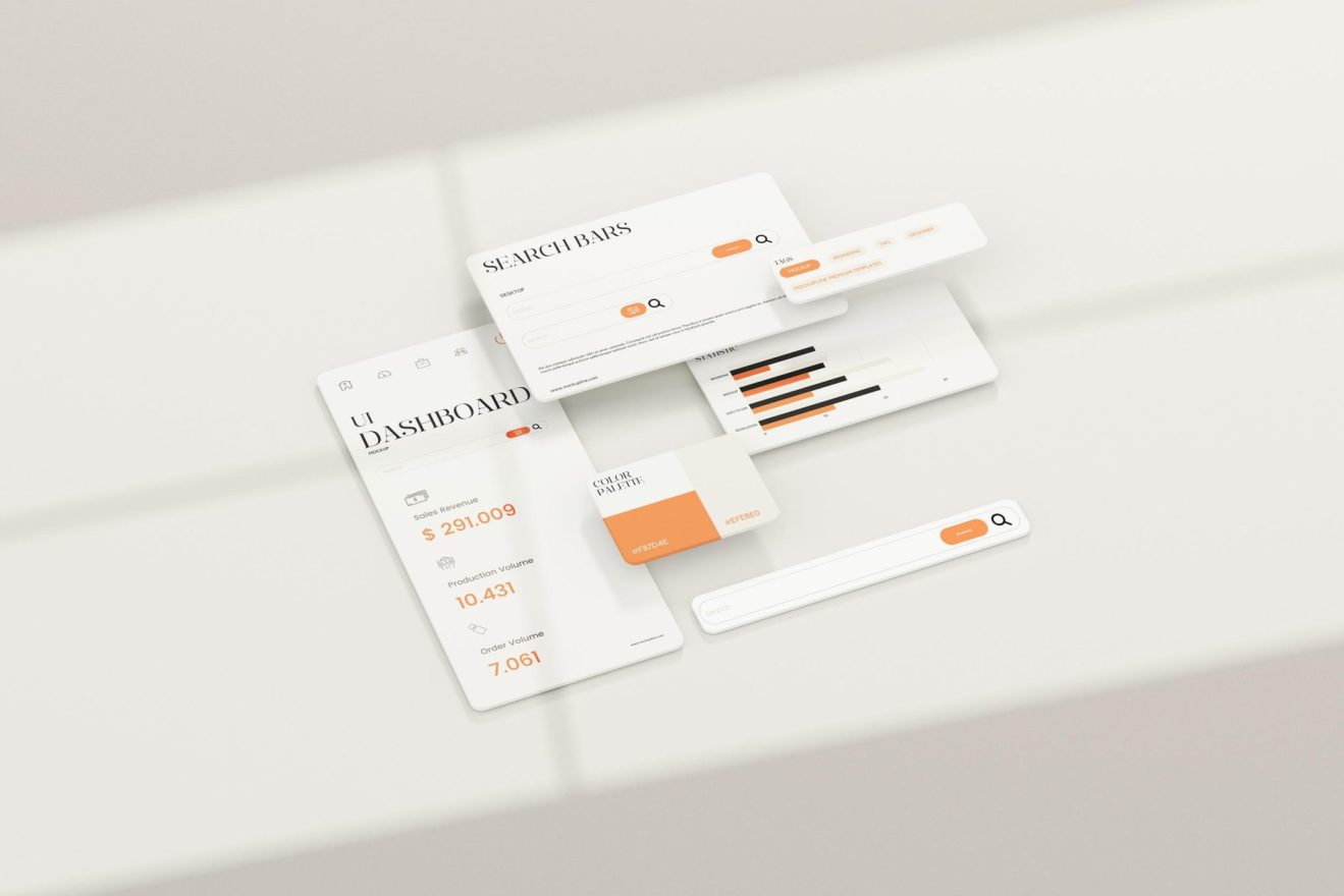 Ui Mockup Set - Showcase your designs