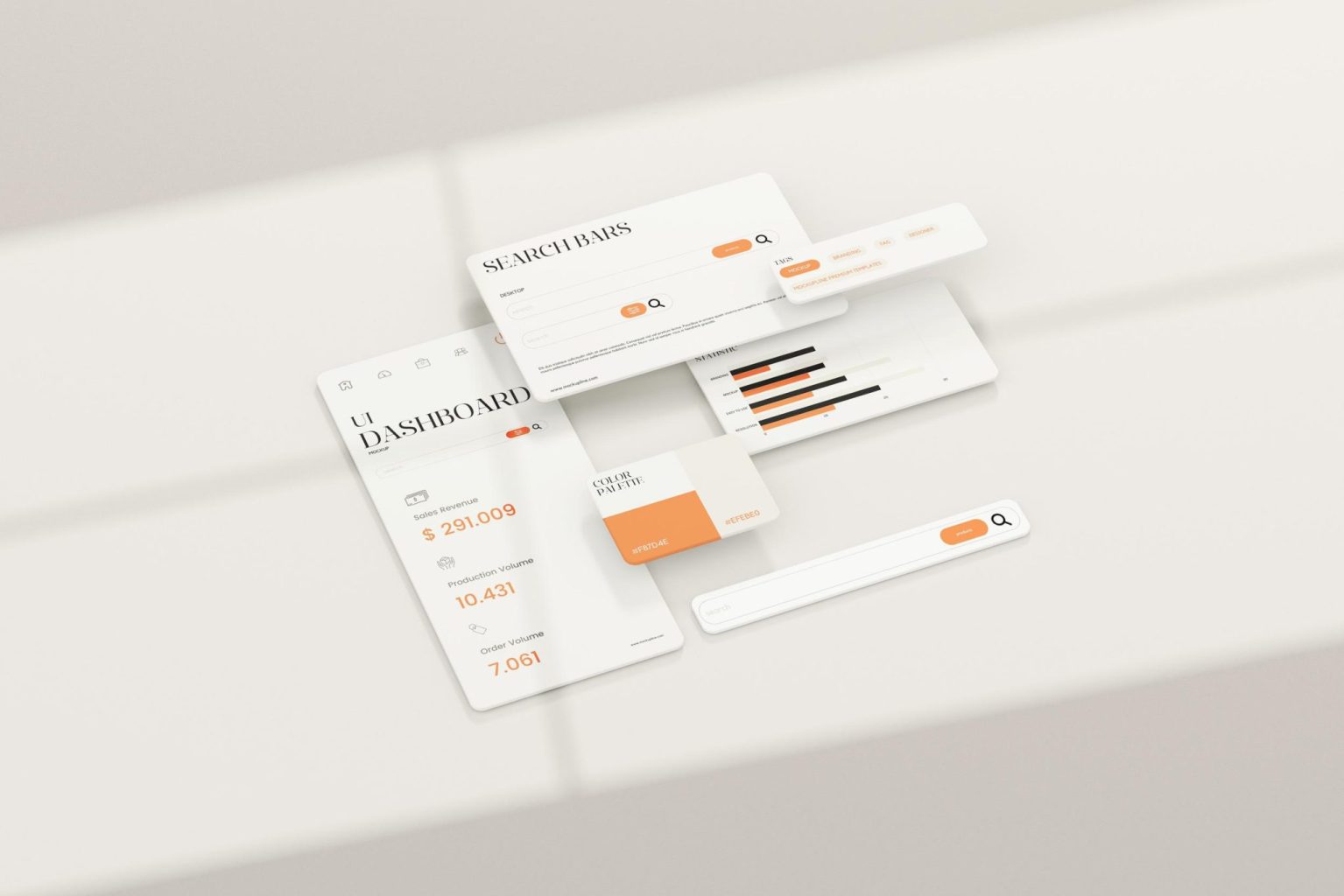 Ui Mockup Set - Showcase your designs