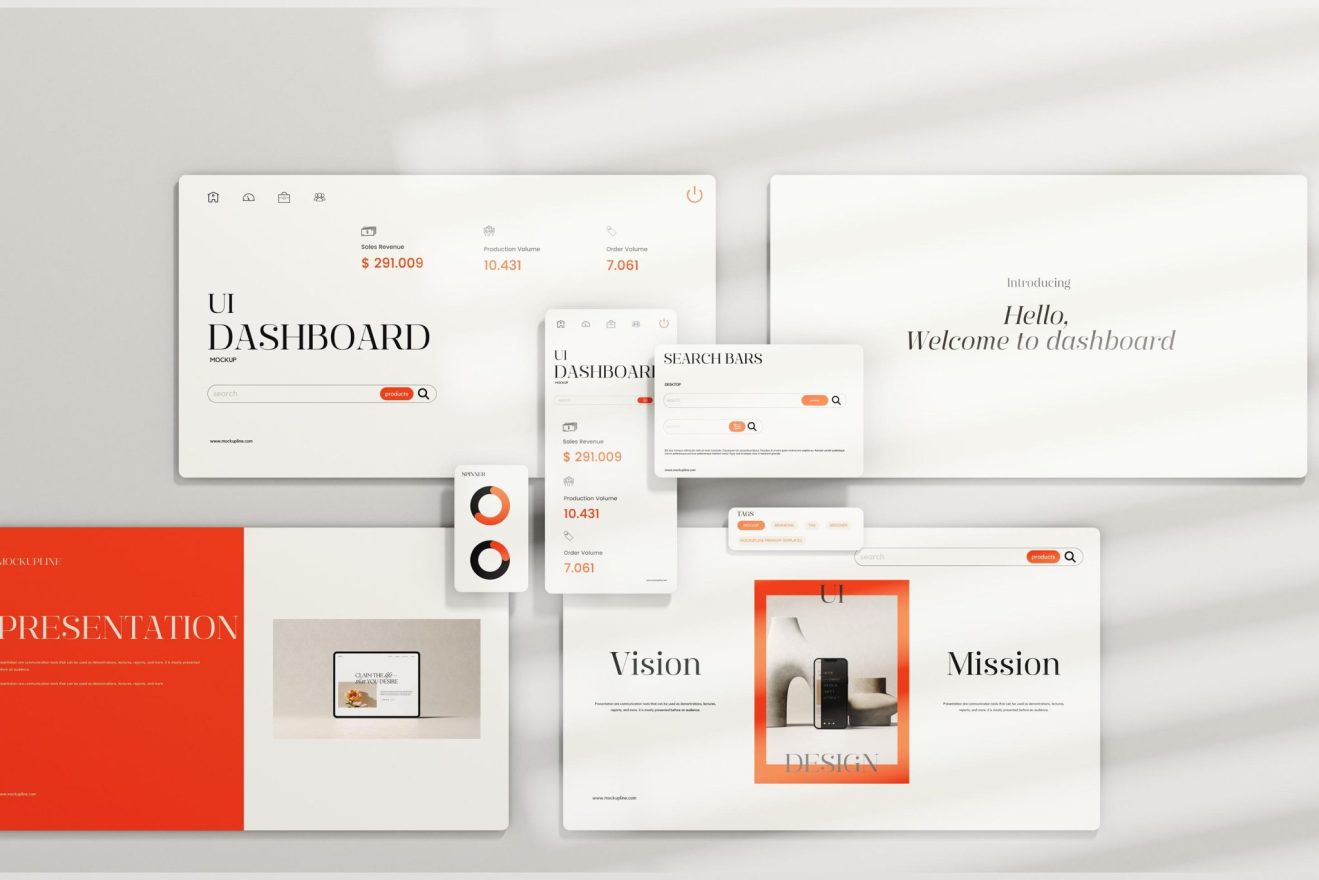 Ui Mockup Set - Showcase your designs