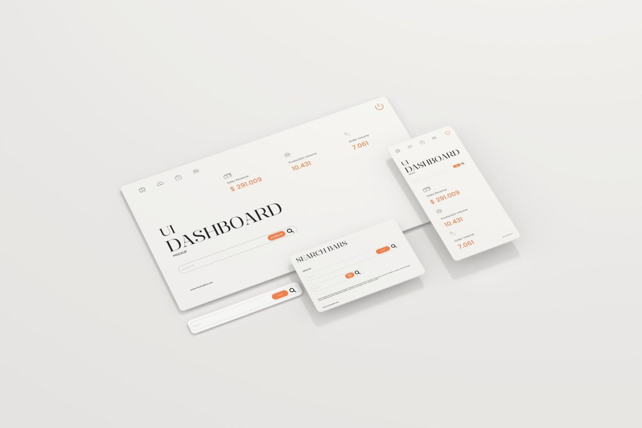 Ui Mockup Set - Showcase your designs