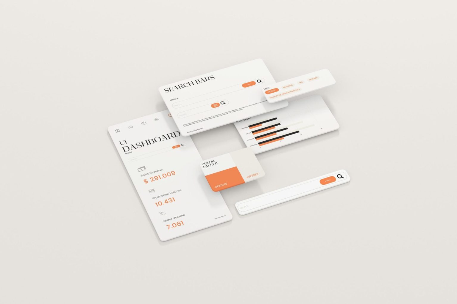 Ui Mockup Set - Showcase your designs