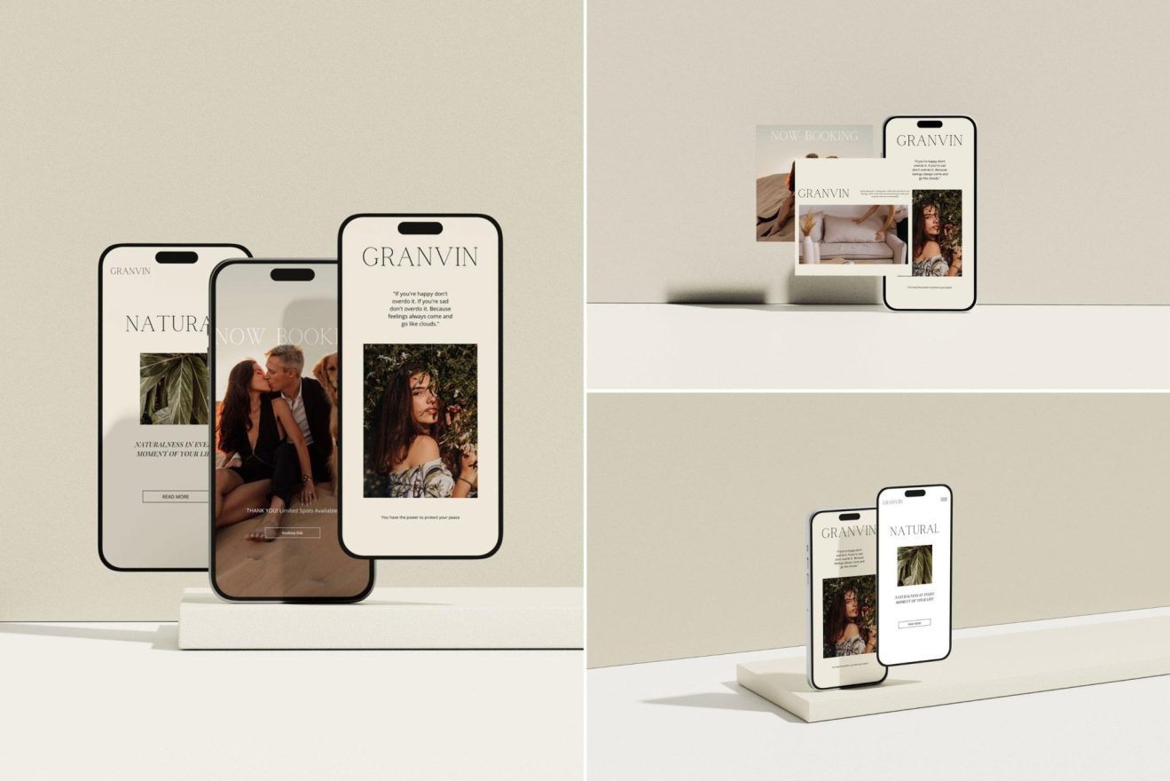 Granvin Social Media Mockup Bundle - Mockup Line