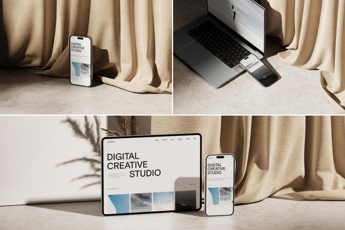 Grace Devices Mockup Collection - Mockup Line