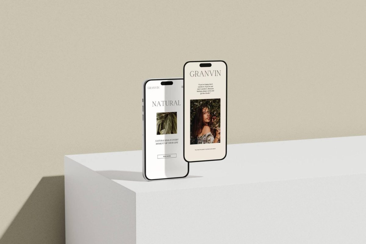 Granvin iPhone Mockup - Mockup Line