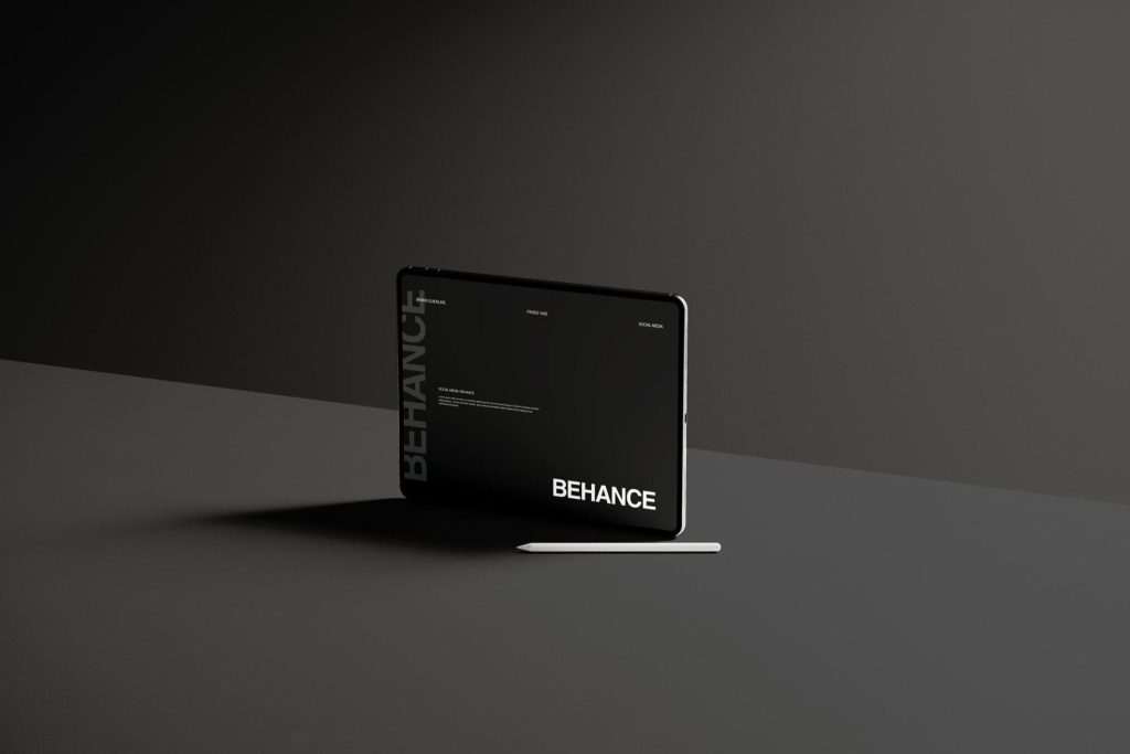 Dark iPad Mockup Collection - Mockup Line