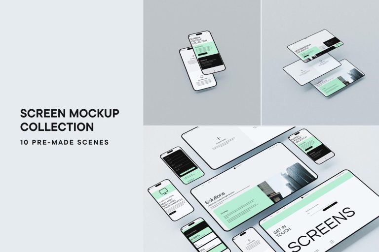 Screen Mockup Collection - Mockup Line