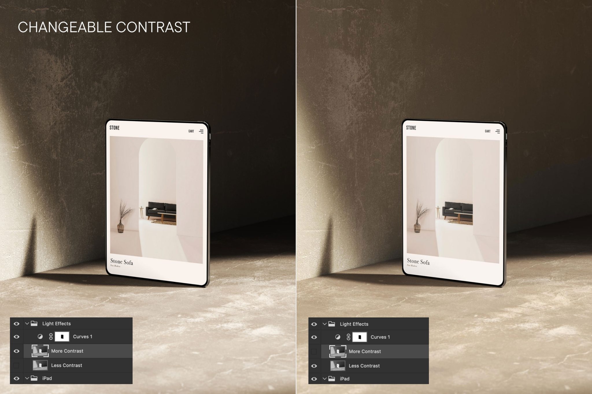 Stone Branding Mockup Collection - Mockup Line