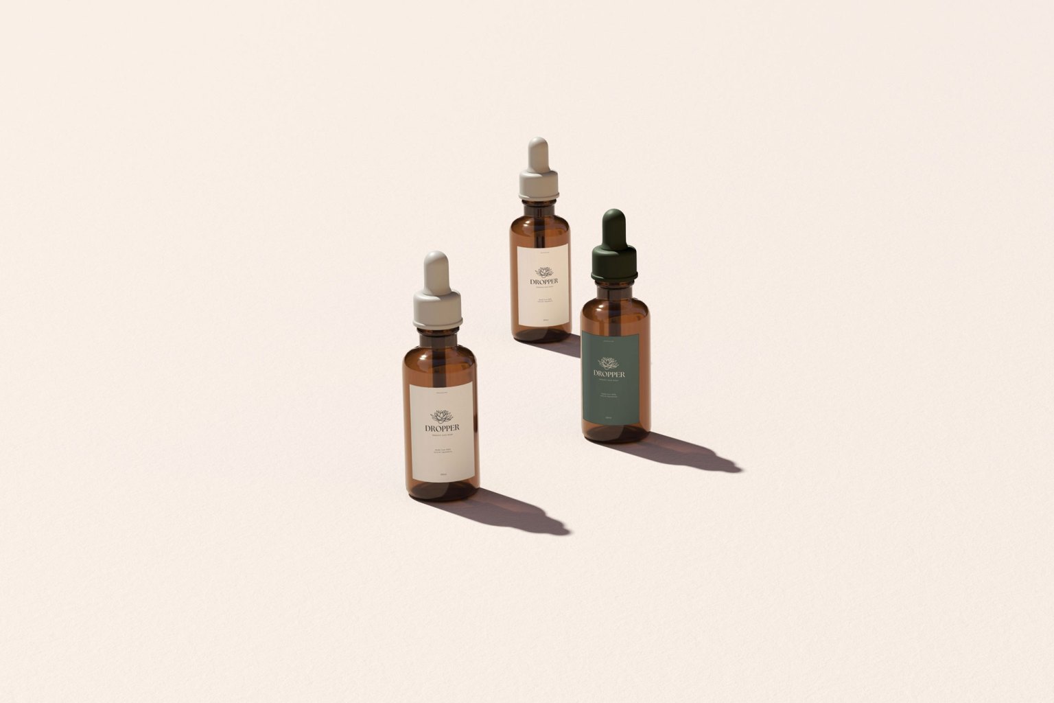 Dropper Mockup Collection - Mockup Line - Premium Mockup Templates