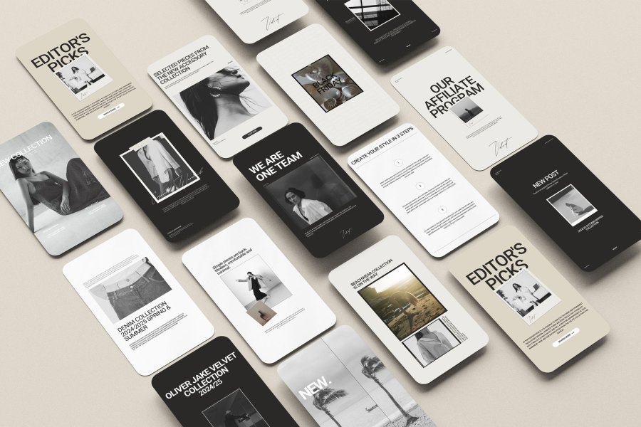 Story Mockup Collection - Mockup Line - Premium Mockup Templates
