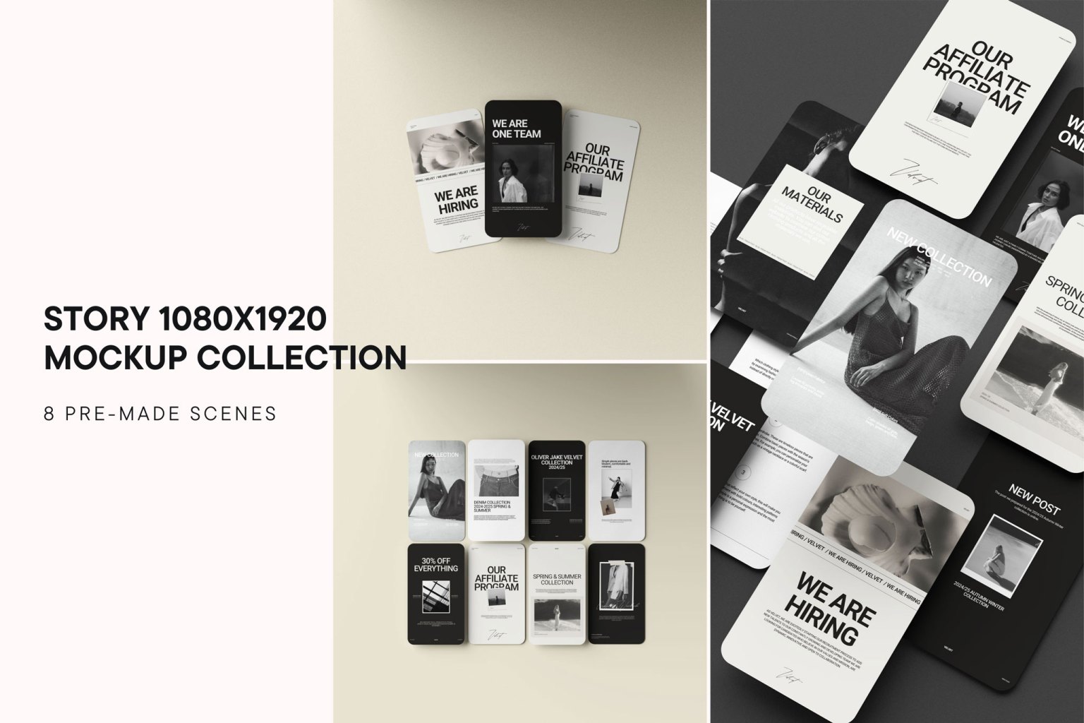 Story Mockup Collection - Mockup Line - Premium Mockup Templates