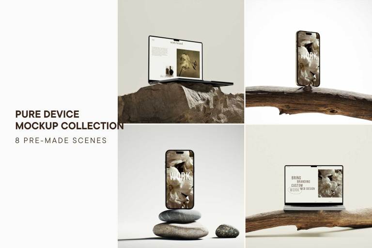 Pure Device Mockup Collection - Mockup Line