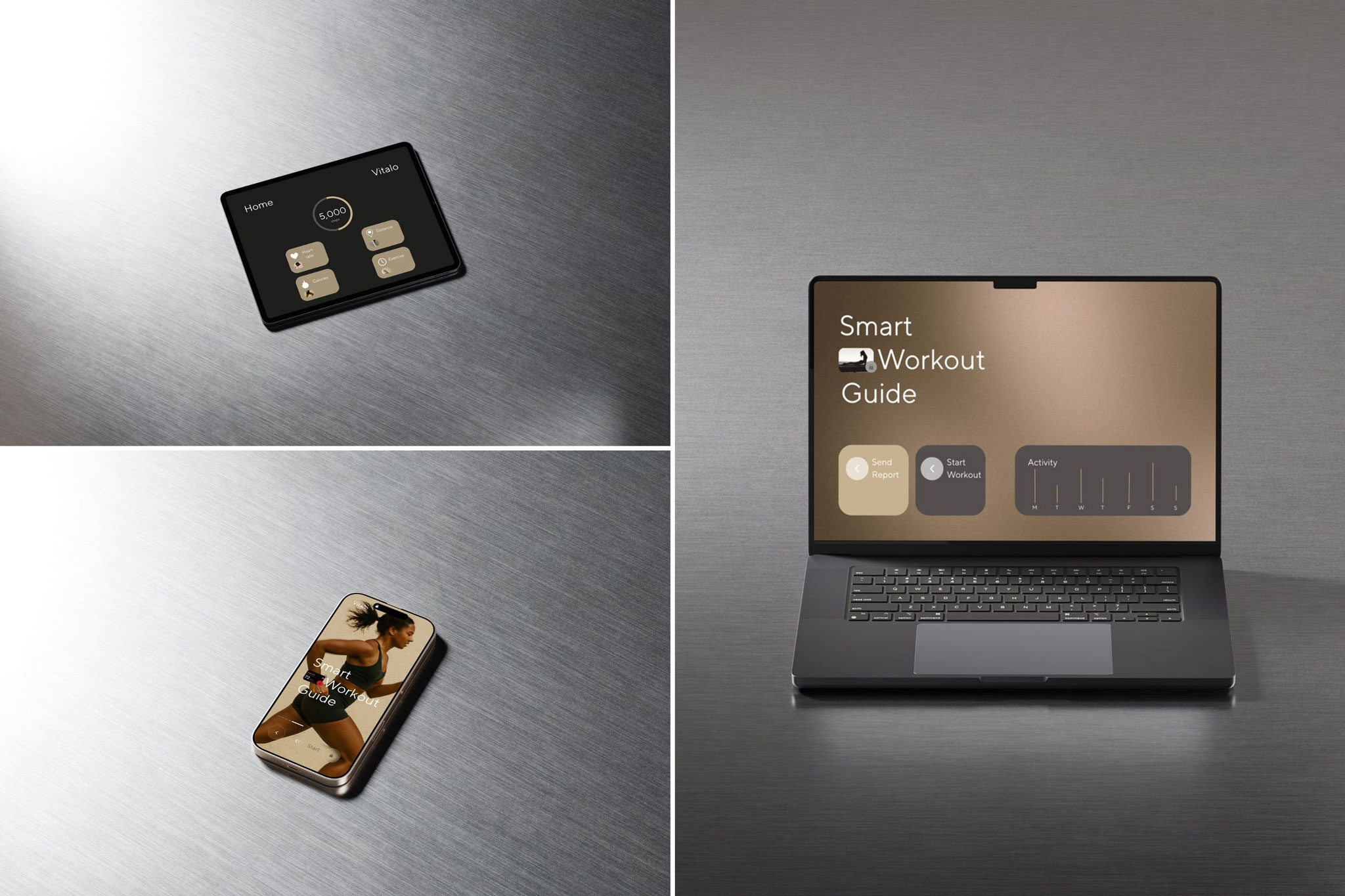 Silver Device Mockup Collection - Mockup Line - Premium Mockup Templates