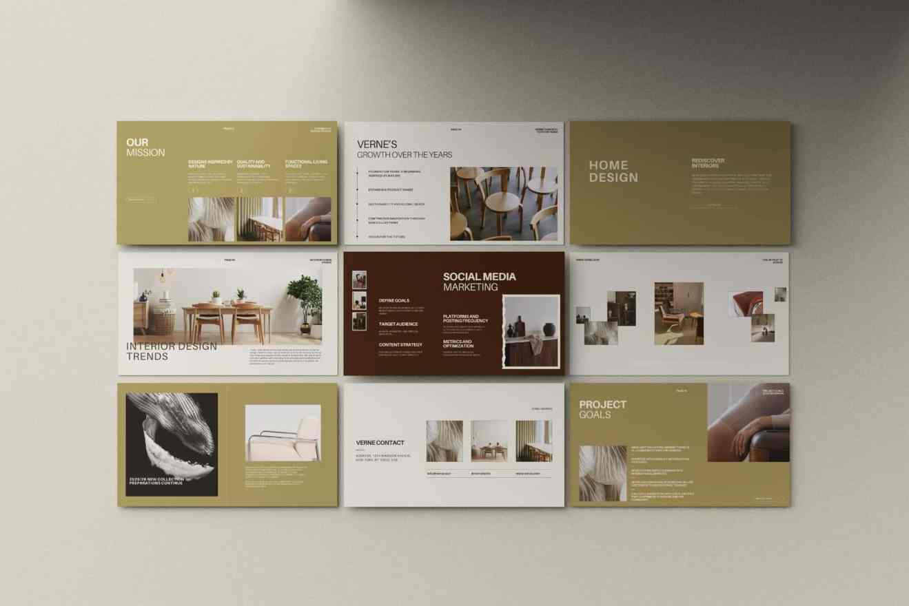 Verne Canva Guideline Template - Mockup Line - Premium Mockup Templates