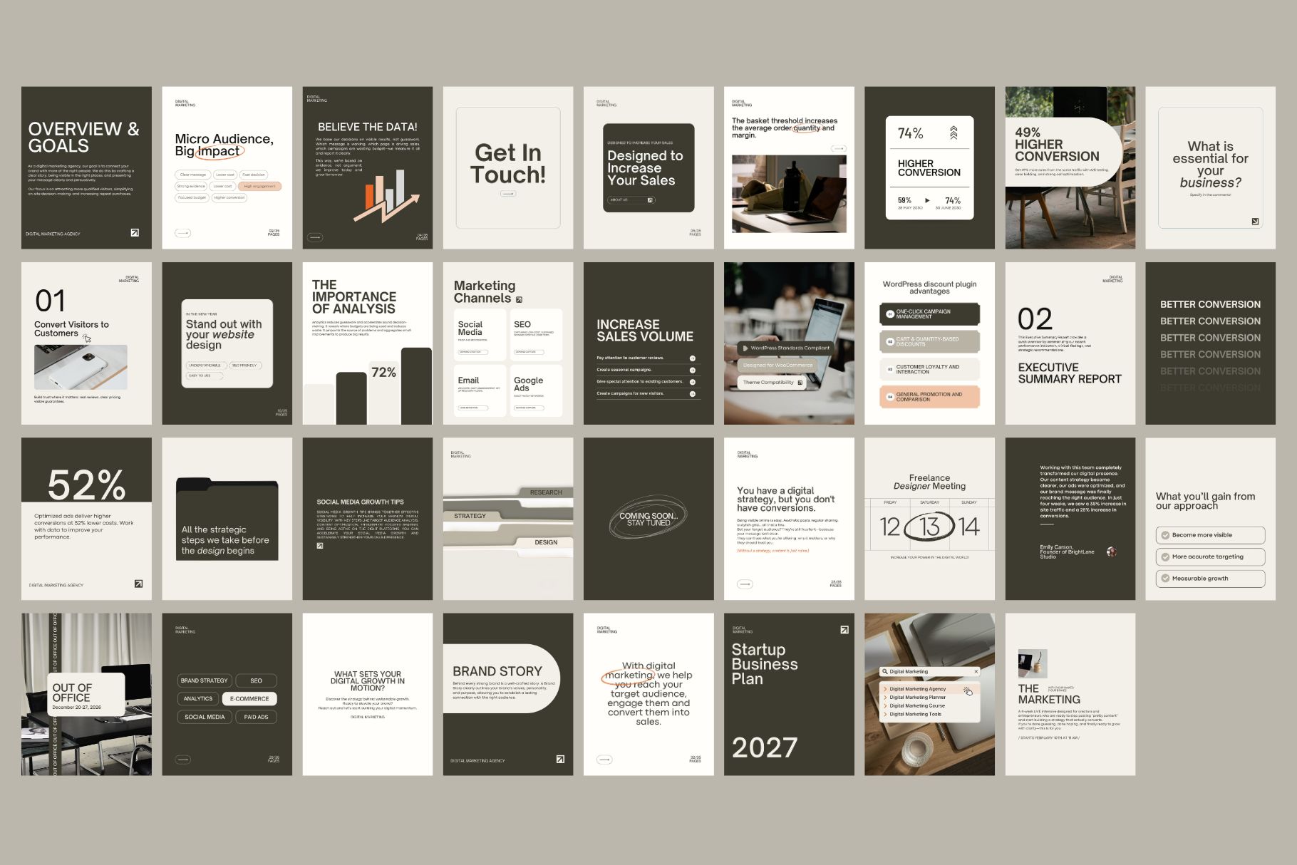 Digital Marketing Instagram Templates - Mockup Line - Premium Mockup ...